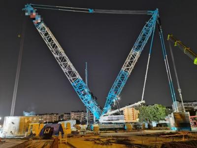 China 2019 SANY 400 Ton SCC-4000A Used Crawler Crane Hydraulic Straight Arm Type for sale