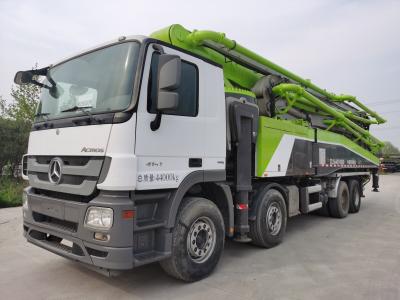 China Used ZOOMLION 63m Concrete Pump With Mercedes Benz Chassis Second Hand for sale