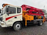 China 2013 Model Sany 21 Meter Vertical Reach Concrete Pump Truck with 60-90 M3/H Output and Benz Chassis for sale