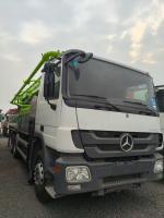 China 2012 Zoomlion 47Meter Concrete Pump Truck with Benz Chassis 130-160 M3/H Output and 16MPa Concrete Press for sale