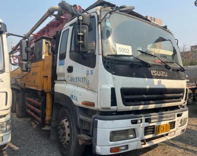 China USED SANYPump Truck In ISUZU Chassis Concrete Construction Pump Truck 40m for sale