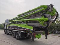 China Used Zoomlion 63m Concrete pump truck with Benz Chassis truck 2019 for sale