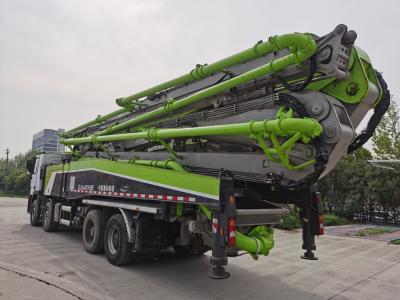 China Used Zoomlion 63m Concrete pump truck with Benz Chassis truck 2019 for sale