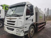 China Zoomlion Used Concrete Line Pump Truck Mouted 100-26mpa With WP10G336E341 Engine for sale