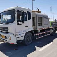 China 2020 Zoomlion 10022 Used Concrete Line Pump , Diesel Old Truck Mounted Line Pump for sale