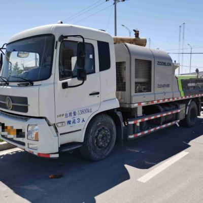 China 2020 Zoomlion 10022 Used Concrete Line Pump , Diesel Old Truck Mounted Line Pump for sale