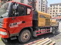 China 2020 Sany 10023 Used Concrete Line Pump Euro V 2 Axles Line Pump Truck for sale