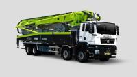 China Original Zoomlion truck mounted concrete pump 60m With Sitrak Chassis for sale
