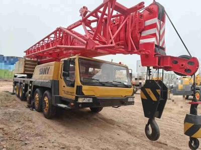China 2010 SANY 100T Full Hydraulic Truck Crane with 55m Main Boom and 5-Axle Chassis for sale
