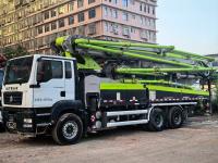 China Zoomlion 49 Meters Concrete Pump Truck Sitrak Second Hand Pumps 2020 for sale