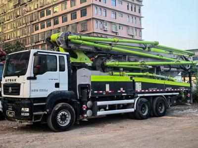 China Zoomlion 49 Meters Concrete Pump Truck Sitrak Second Hand Pumps 2020 for sale