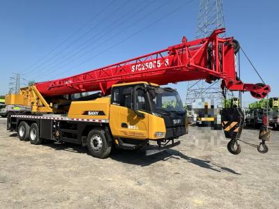 China Construction Machinery Secondhand 2023 Sany 25-Ton  250c5-8 Truck Crane with High-Performance Chassis for sale