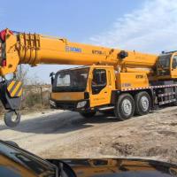 China Used Truck Crane 2011 XCMG 70t 70 Tons refurbished Truck Crane for sale