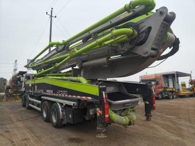 China 2020 Zoomlion Used Concrete Pump Truck 56m boom pump With Sitrak Chasis for sale