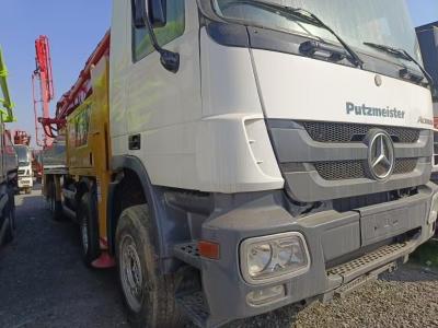 China Hydraulic Putzmeister 46m Used Pump Truck 2012 With Benz Chasis for sale