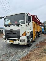 China 2012 Putzmeister Used Concrete Pump Truck 49m With HINO Chassis for sale