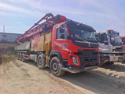 China 2020 SANY Used 67m Concrete Pump Truck Mounted With VOLVO Chassis for sale