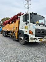 China Putzmeister 49 Meters Concrete Pump Truck Second Hand Pump 49M with Hino Truck Pumps 2012 for sale