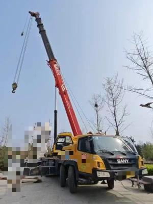 China 2016 SANY Used 75T Fully hydraulic truck crane lifting machinery for sale
