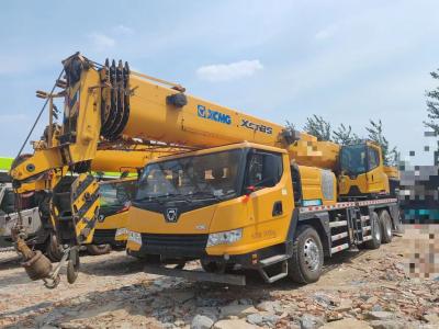 China 2017 XCMG Used Truck Crane 25T Fully Hydraulic Second Hand Truck Mounted Cranes for sale