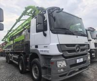 China 2nd Hand Concrete Pump 2019 ZLJ5440THBBE 56m Truck Mounted Boom Pump Euro V for sale