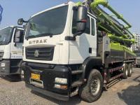 China 49m Second Hand Concrete Pump Truck Zoomlion 2020 ZLJ5350THBKE With Sitrak Chasis for sale