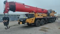 China 2021 SANY Used Fully Hydraulic Truck Crane 100T STC1000C7 Second Hand Mobile Cranes for sale