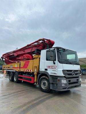 China SANY 2019 2nd Hand Pump Truck , Lorry Mounted Concrete Pump 52meter for sale