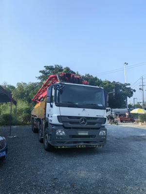 China 2019 SANY 56m Used Concrete Pump Truck Benz Chassis For Building Equipment for sale