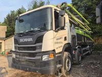China Used 2021 Zoomlion 56m pump truck with Scania chasis for hot sale for sale