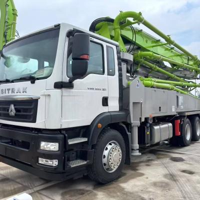 China New 3 Axles Concrete Boom Pump Truck Hammer 40m With Sitrak Chassis for sale