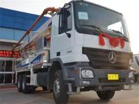 China Secondhand Concrete Machinery ZLJ5281THB125-37M Concrete Boom Pump for Sale for sale