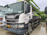 China Concrete Pump Truck Used 2022 Zoomlion 52m 52 Meters Pump With Scania Truck for sale