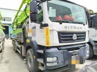 China Zoomlion 2020 ZLJ5351THBKE 50m Second Hand Concrete Pump Truck on Sitrak Chasis for Heavy-duty Construction for sale