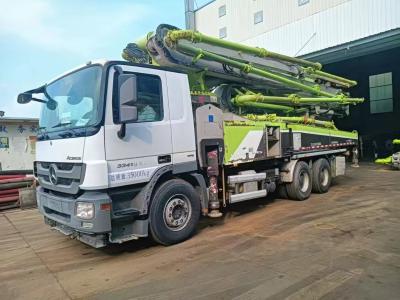 China Used Zoomlion 49M Concrete Pump Truck Mercedes Benz Chassis Gross weight 35000kg Second Hand 49 Meters Beton Pump Truck for sale