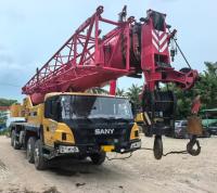China Sany 50T Truck Crane 2022 Used 50 Tons Heavy Lifting Crane With 43.5 Meters Main Boom Length for sale