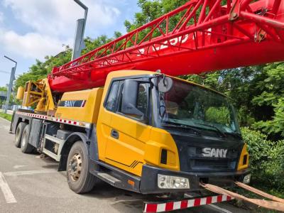China Used 2019 Sany Truck Crane for Heavy Lifting 25 Tons and 35 Meters Main Boom Length for sale