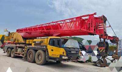 China Sany 80T Truck Crane 2019 Used 80 Tons 80T5 Main boom Length 44 meters Heavy Lifting Crane for sale