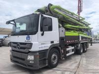China 49m Second Hand Concrete Pump Truck Zoomlion 2019 ZLJ5350THBBE With Benz Chasis for sale