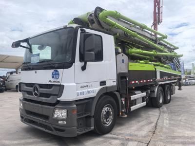 China 49m Second Hand Concrete Pump Truck Zoomlion 2019 ZLJ5350THBBE With Benz Chasis for sale