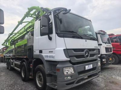 China Used Hydraulic Concrete Pump Truck with 56 Meter Boom 180M3/H Output and 9MPa Concrete Press for sale