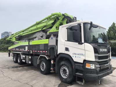 China Used 2019 Zoomlion 56m pump truck with Scania chasis cheap price for  sale for sale