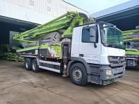 China 2019 Used Zoomlion 49M Concrete Pump Truck with 35000kg Gross Weight and 170 m³/h Pumping Output for sale