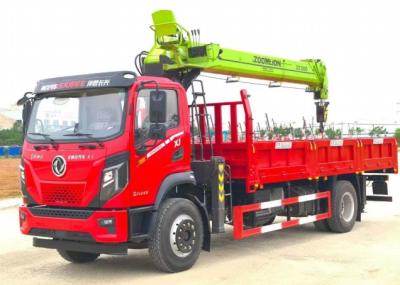China New 2025 Zoomlion 8 Tons Truck Mounted Crane with Yuchai 240hp Engine and Dongfeng X1 Chassis for sale