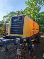 China 2017 original Trailer Mounted Concrete Pump Sany 8018 Stationary Trailer Pump for sale