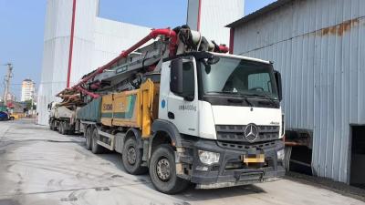 China 2022 Used XCMG 58m Concrete Pump Truck Mercedes-Benz Chassis for sale
