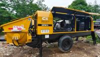 China 2017 Sany 8018 Diesel Trailer Mounted Concrete Pump for sale