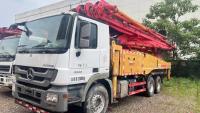 China 2018 SANY 47m Used Concrete Pump Truck Mercedes-Benz Chassis for sale