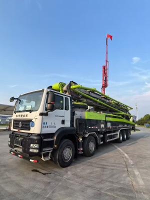 China Used Zoomlion 70m Concrete Pump Truck on Sitrak Chassis 180m3/h for sale