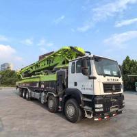 China Used 2023 Zoomlion 70m Concrete Pump Truck on Sitrak Chassis for sale